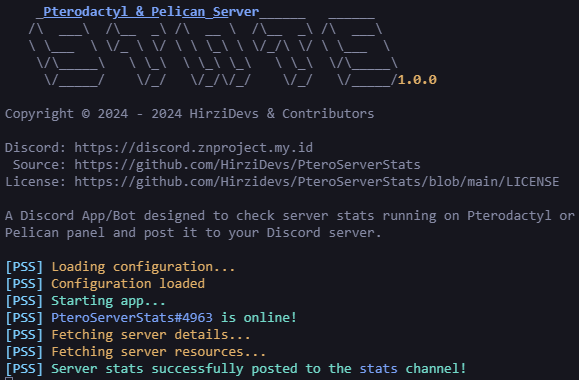GitHub - HirziDevs/PteroServerStats: PteroServerStats is a Discord App/Bot designed to check ...